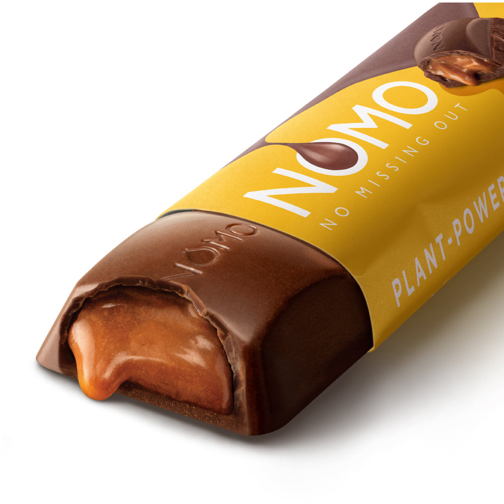 NOMO Caramel Chocolate Bars 38G - Case of 24 Bars – GoodiBox